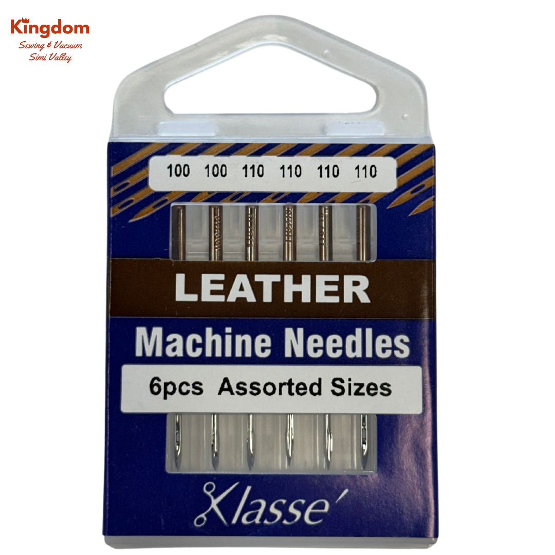 KLASSE MACHINE NEEDLES - LEATHER ASSORTED SIZES – Kingdom Sewing & Vacuum